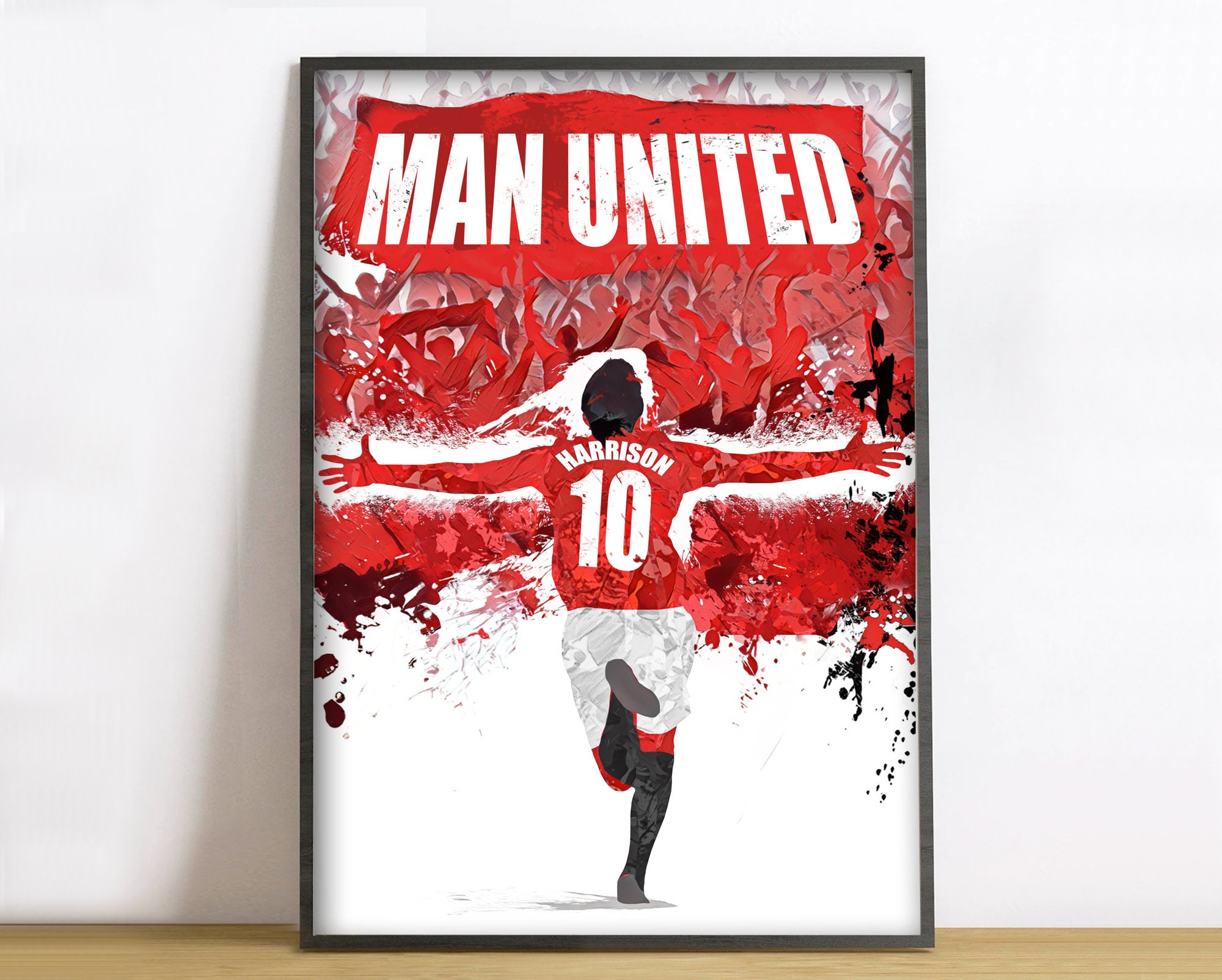 Personalised Football Poster, Football Poster Personalised, Football ...