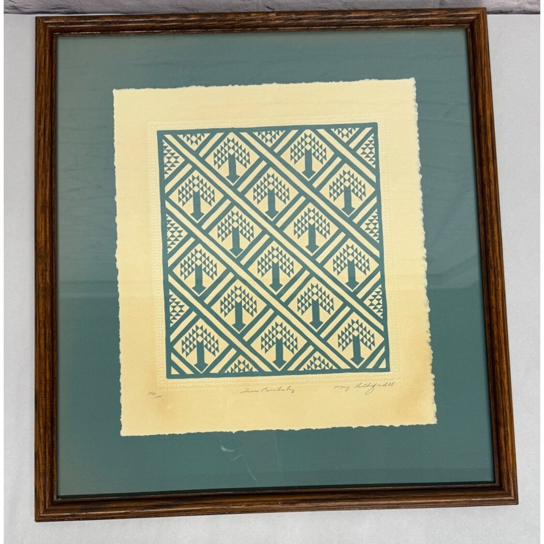 Mary Rutherford Print Signed Numbered Matted/framed “trees Everlasting ...