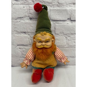 Ginger Christmas Santas Helper ELF Doll 10 Dakin Vinyl Plush Red Hair ...