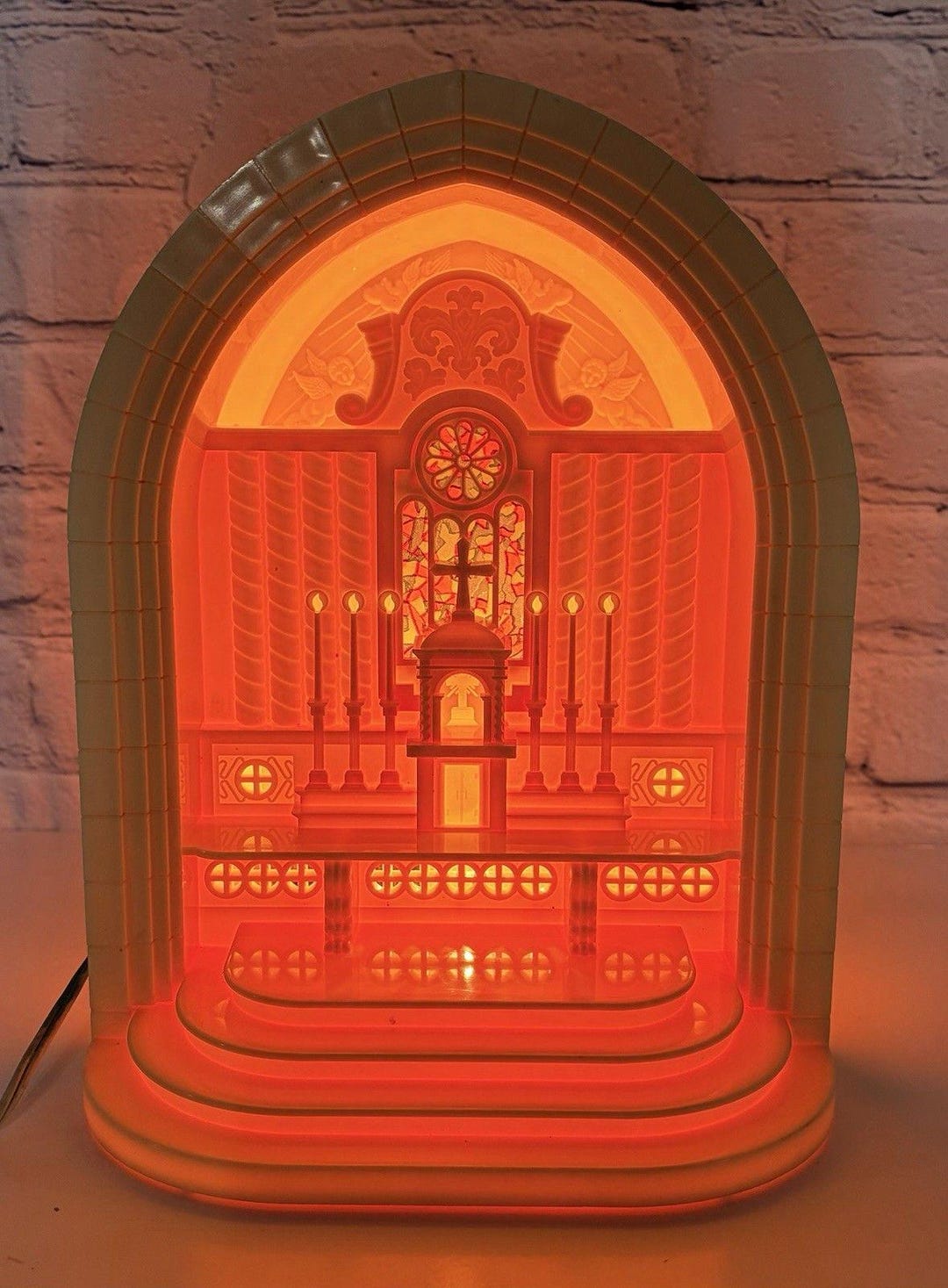Raylite Church Altar Light up Musical Works See Video 1950s Vtg ...