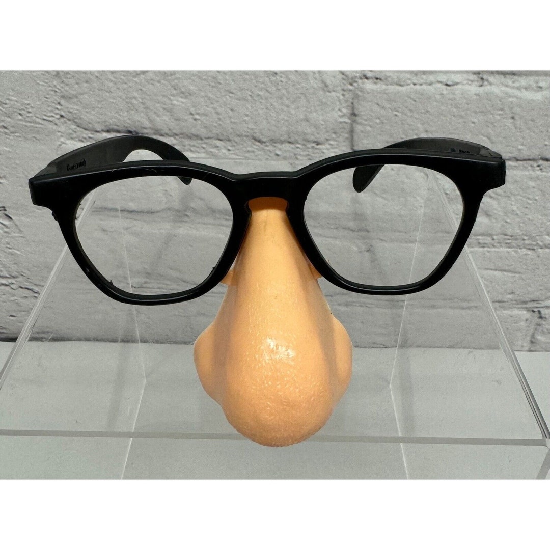 Vintage Topstone Disguise Mask Glasses Nose Groucho Halloween Joke Shop ...
