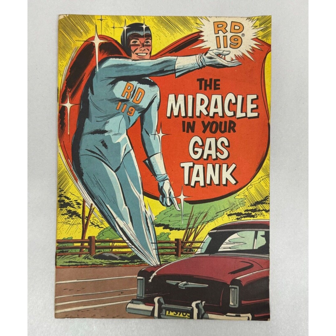 Vtg Sinclair Oil and Gas Comic Book Advertisement Miracle in Your Tank ...