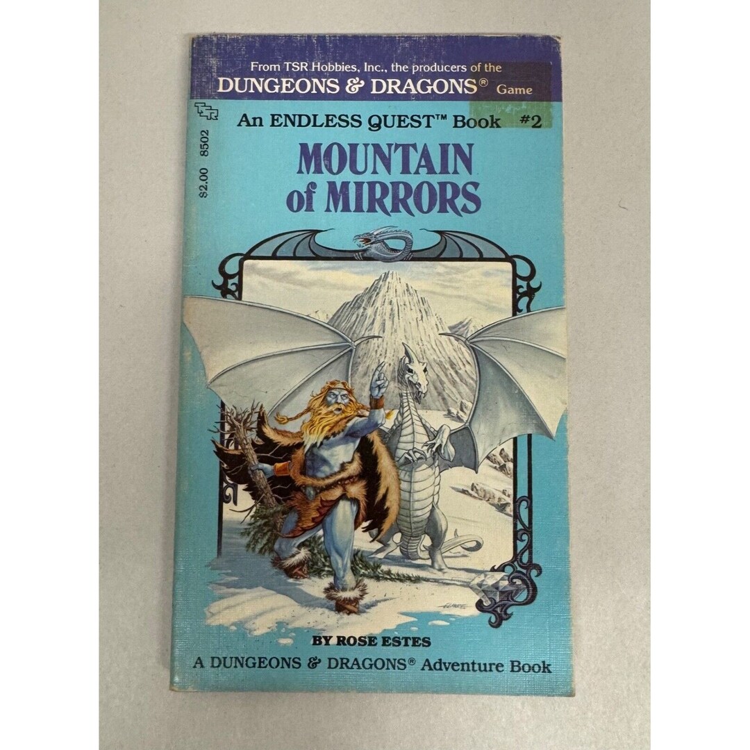 Endless Quest 2 Mountain of Mirrors D&D Adventure Game Book TSR - Etsy