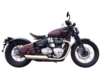 Triumph Saddle Bagreal Full Grain Leather for Triumph Bobber speed Master side Bag High Quality don t Have to Bracket Etsy UK