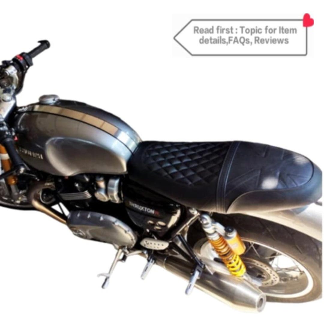 THRUXTON R (real Leather) SEAT for Triumph Thruxton (R) 2016 to 2024 ...