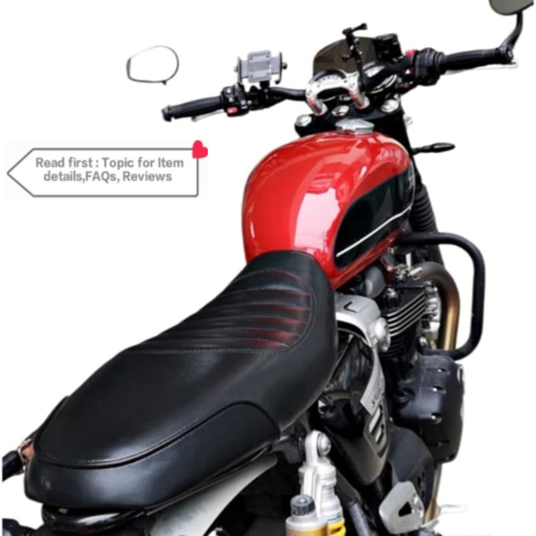Speed Twin Seats for TRIUMPH Real Leather Kustom Motorcycle SEAT: Speed ...
