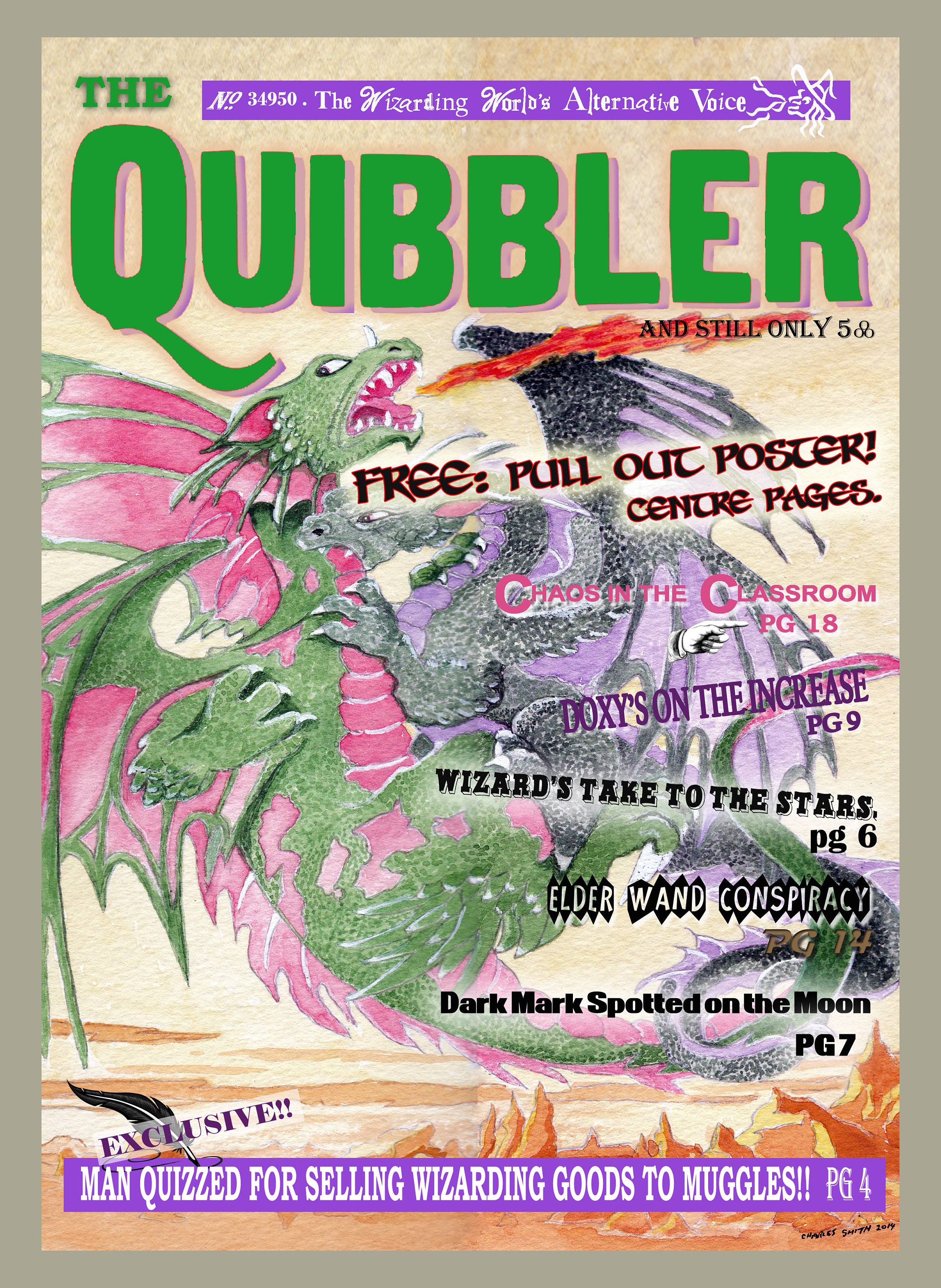 Harry Potter The Quibbler All 5 issues plus FREE BONUS | Etsy