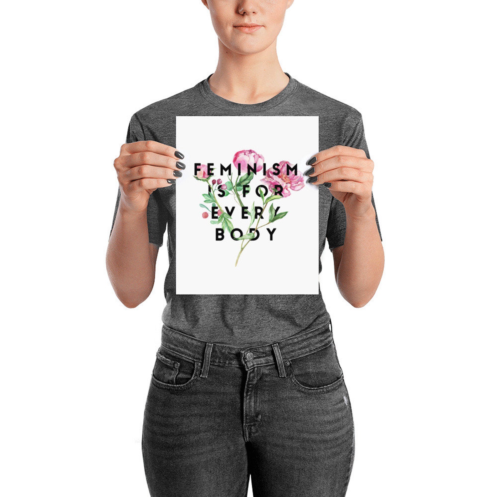 Feminism Is For Every Body Feminist Wall Art Digital Download Etsy