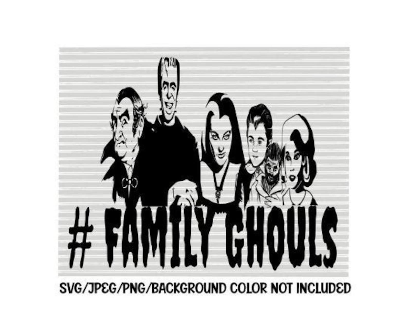 The Munsters Svg/eddie Munster Svg/herman Munster Svg/grandpa Munster/halloween Svg/scary Svg ...