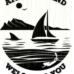 Jaws/amity Island/quint/chief Brody/digital Files Svg/jpg/png/cricut ...