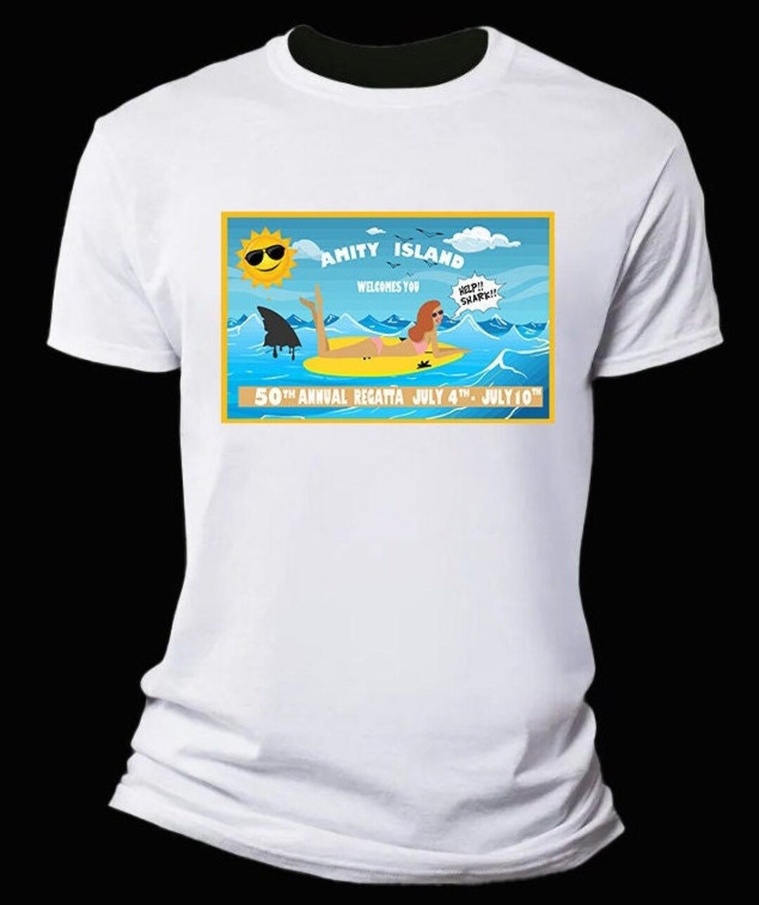 Amity Island Sign /jaws/quint/hooper/chief Brody/70's/digital Files Svg ...