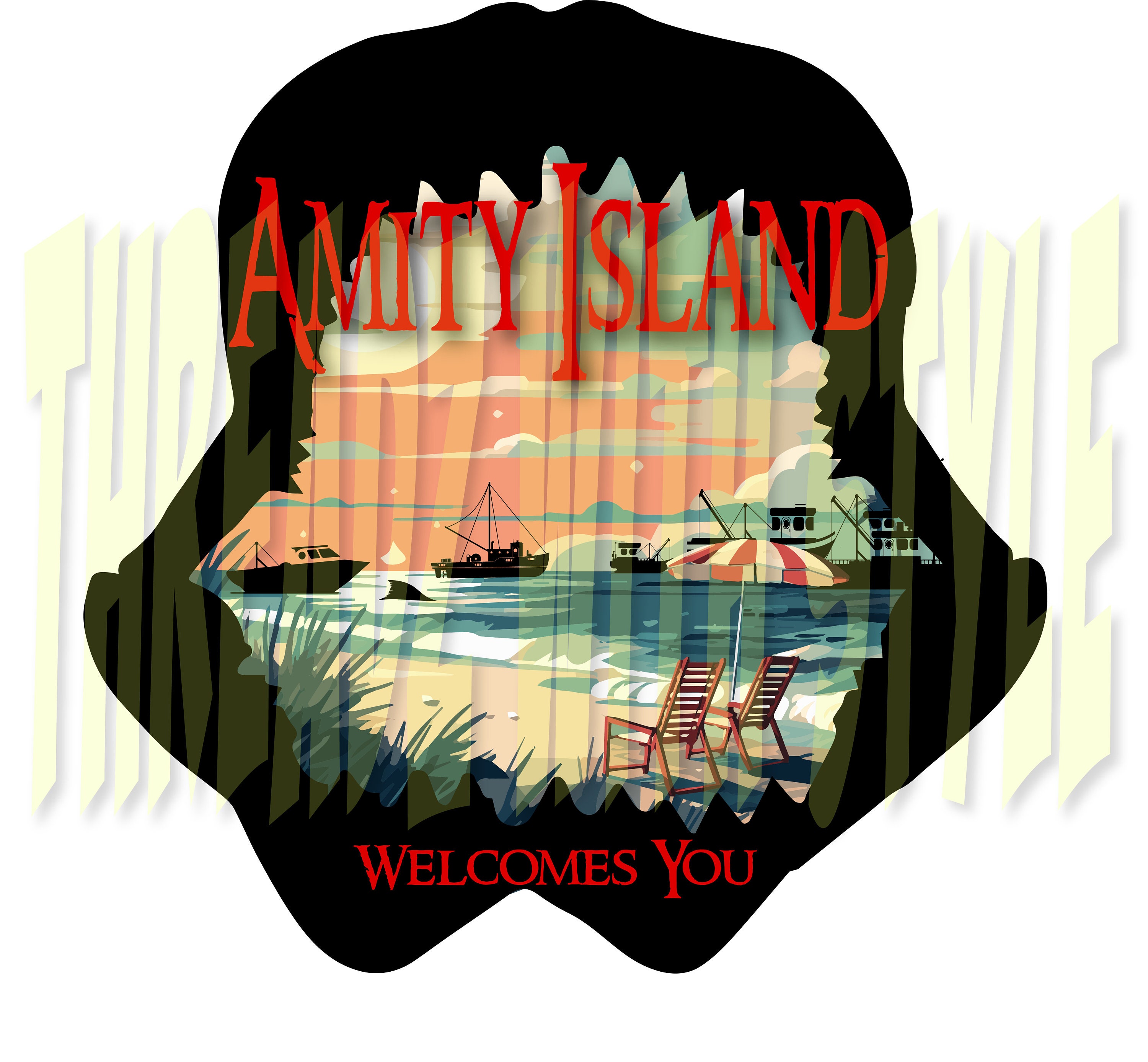 Jaws/amity Island/quint/chief Brody/digital Files Svg/jpg/png/cricut ...