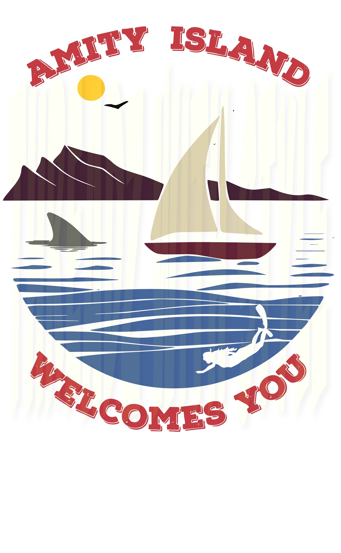 Jaws/amity Island/quint/chief Brody/digital Files Svg/jpg/png/cricut ...