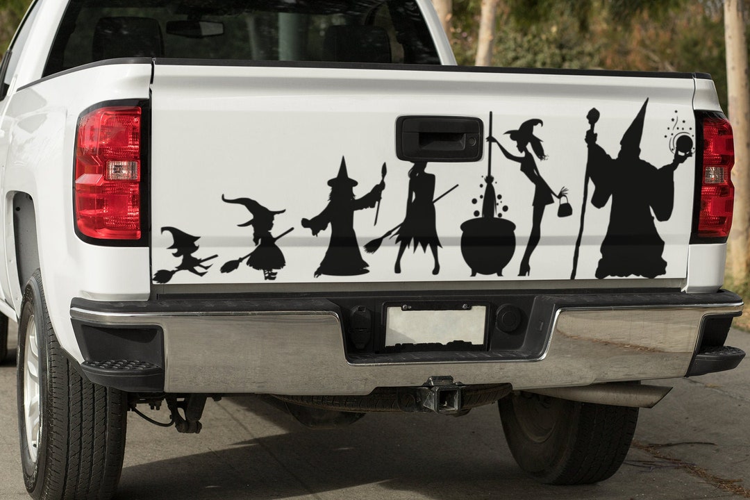 Witch Family Svg/witch Car Decal Svg/witch Family Car Decals Svg ...