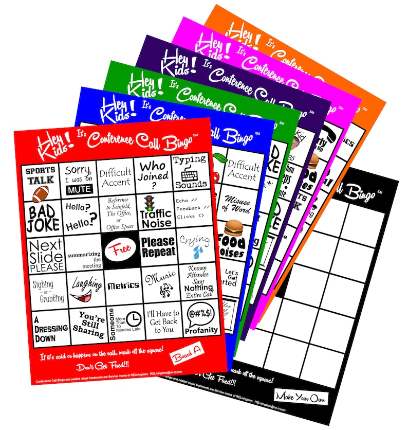 Conference Call Bingo - Etsy