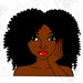 Black Woman SVG Beautiful Black Woman SVG Black Woman Cut - Etsy