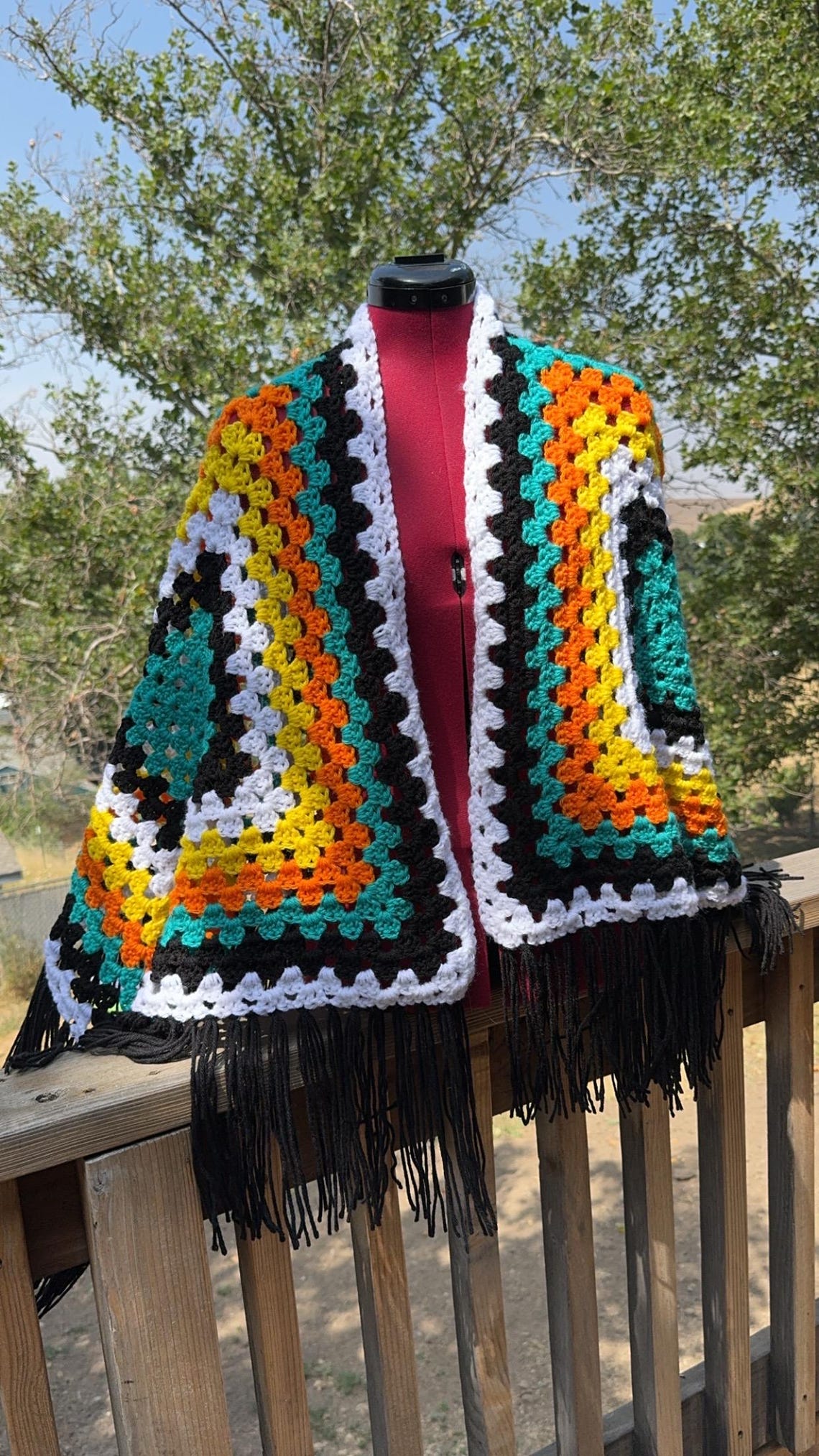 Oversized Fireside Crochet Cardigan Handmade Shawl - Etsy