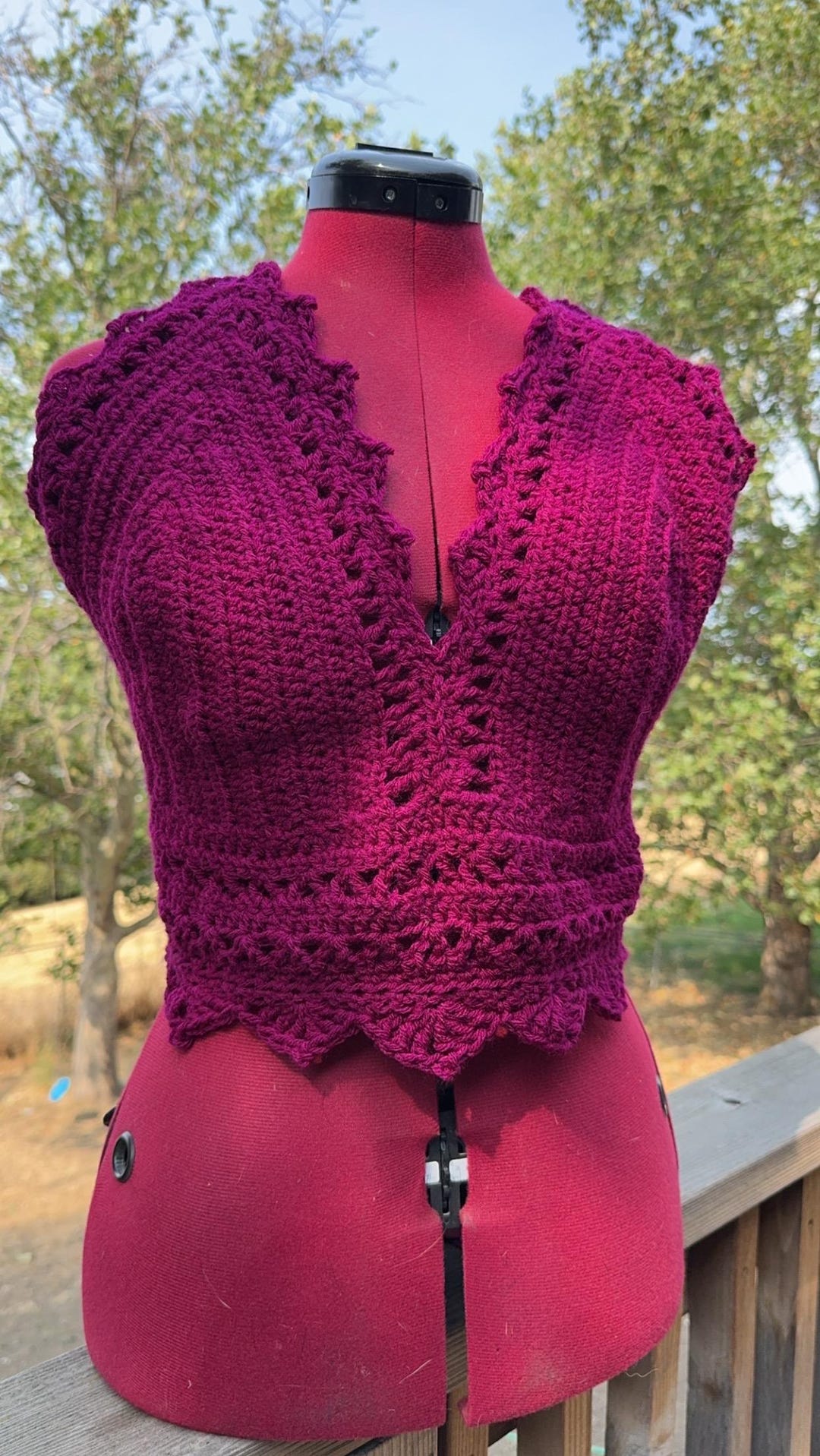Purplish Crochet Fae Top Handmade - Etsy