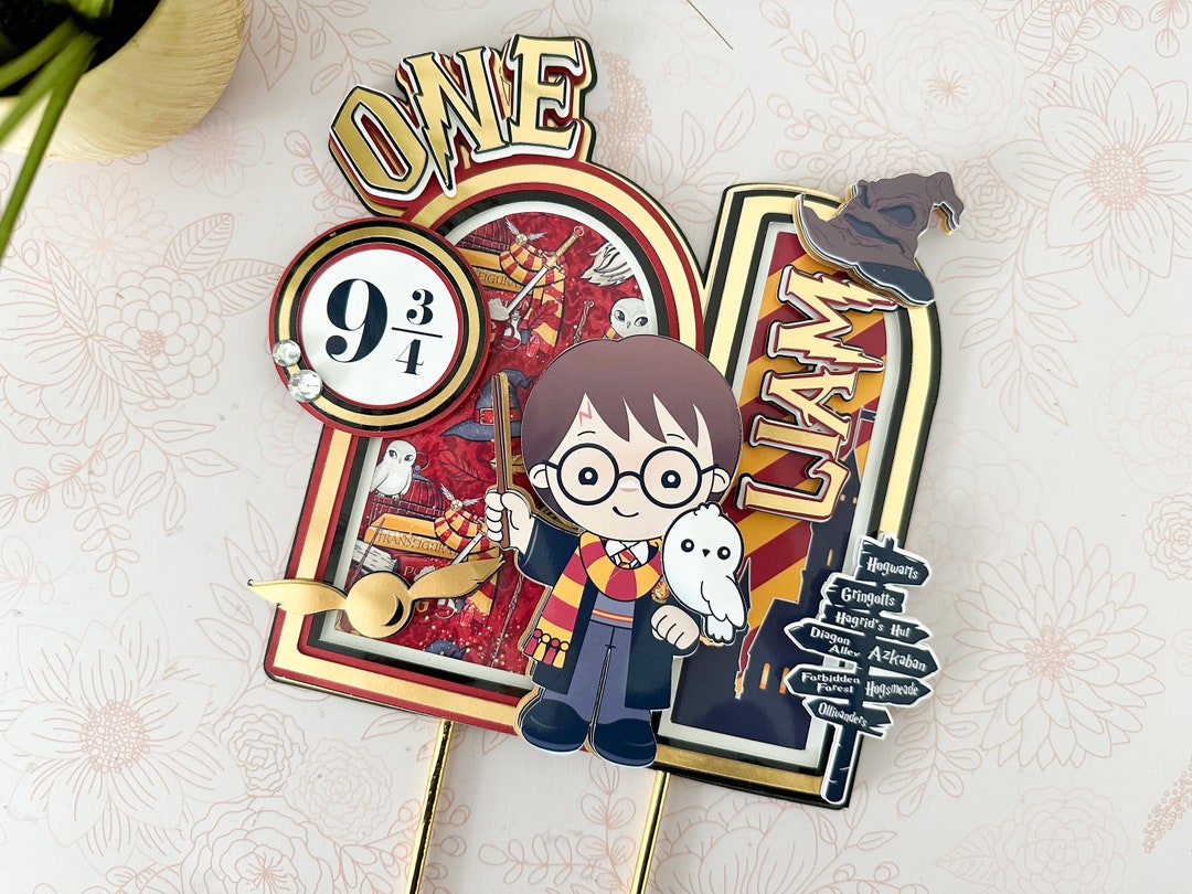 Harry Potter Cake Topper Centerpiece Harry Potter Birthday - Etsy