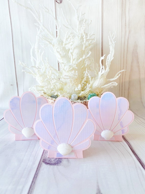 Shell Candy Box Mermaid Candy Box Mermaid Favor Box Mermaid | Etsy