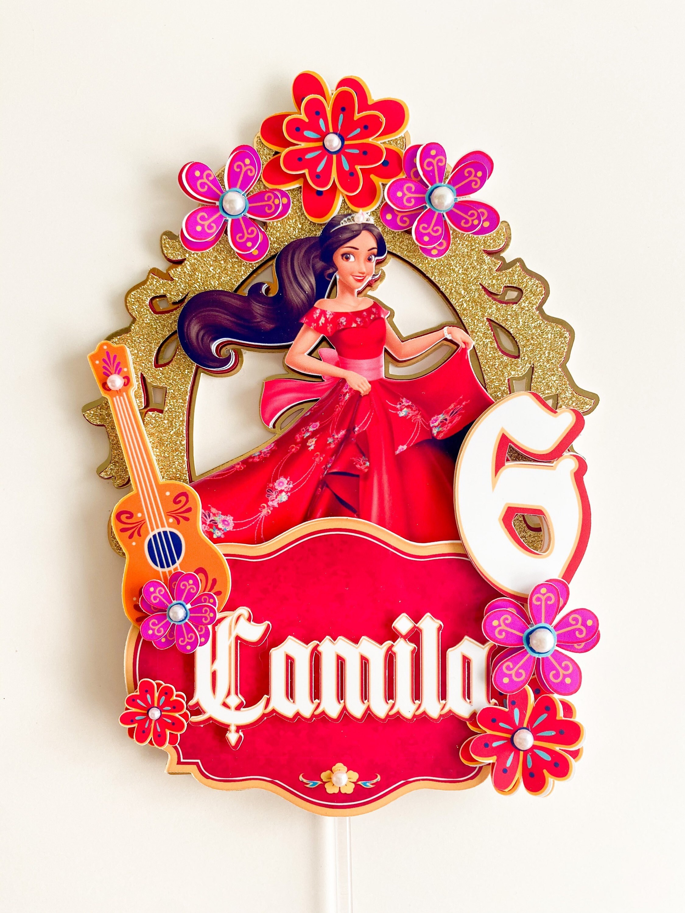 Elena of Avalor Cake topper Elena of valor Centerpiece Elena - Etsy México