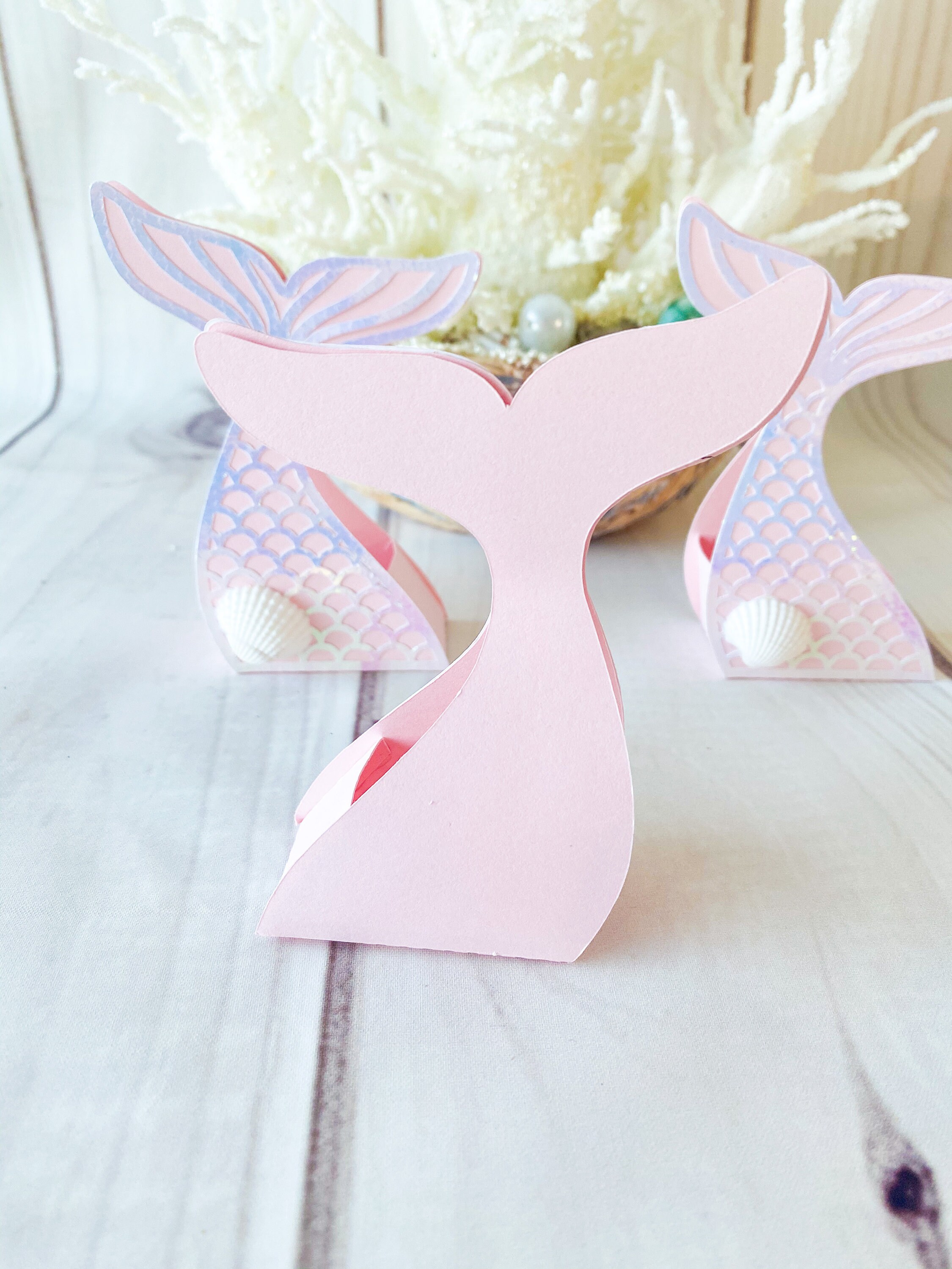 Mermaid Candy Box Mermaid Tail Favor Box Mermaid Birthday | Etsy