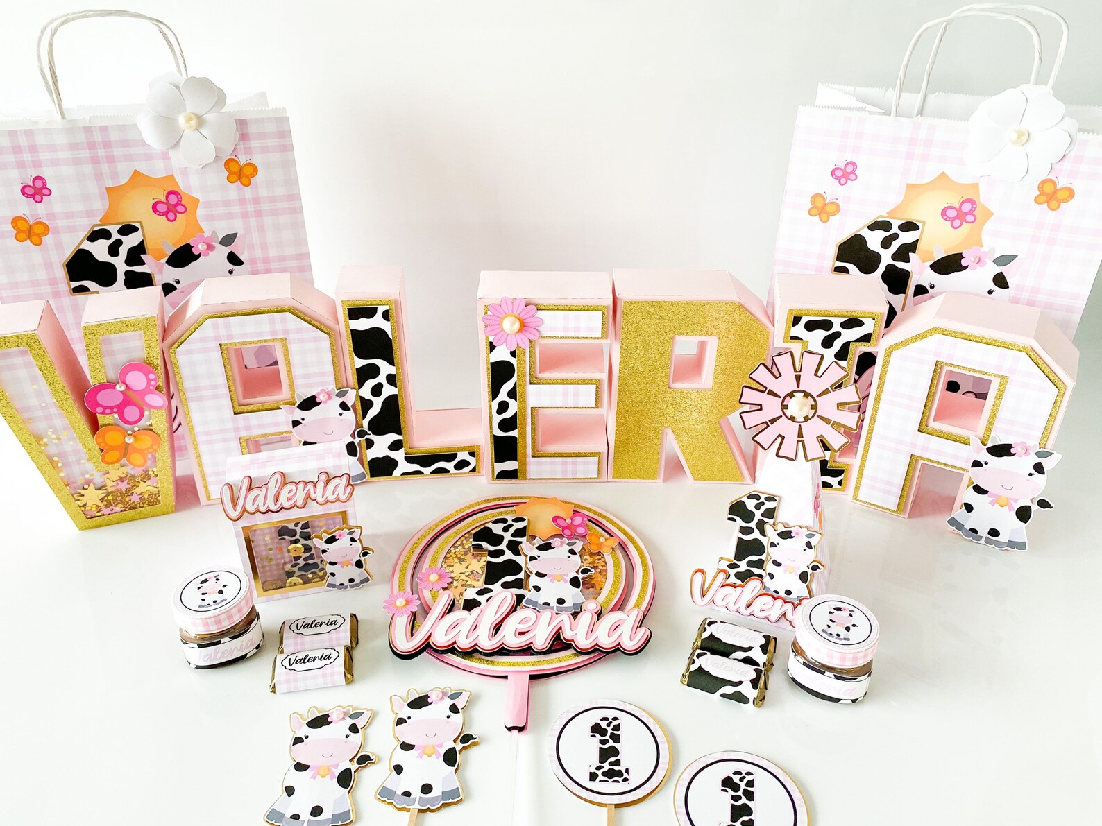 Farm Candy Box Farm Favor Box Cow Treats Box Pink Cow Gift - Etsy