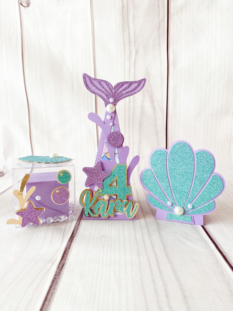 Mermaid Candy box Mermaid Tail Favor Box Mermaid Birthday - Etsy México