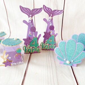 Mermaid Candy Box, Mermaid Tail Favor Box, Mermaid Birthday Party ...
