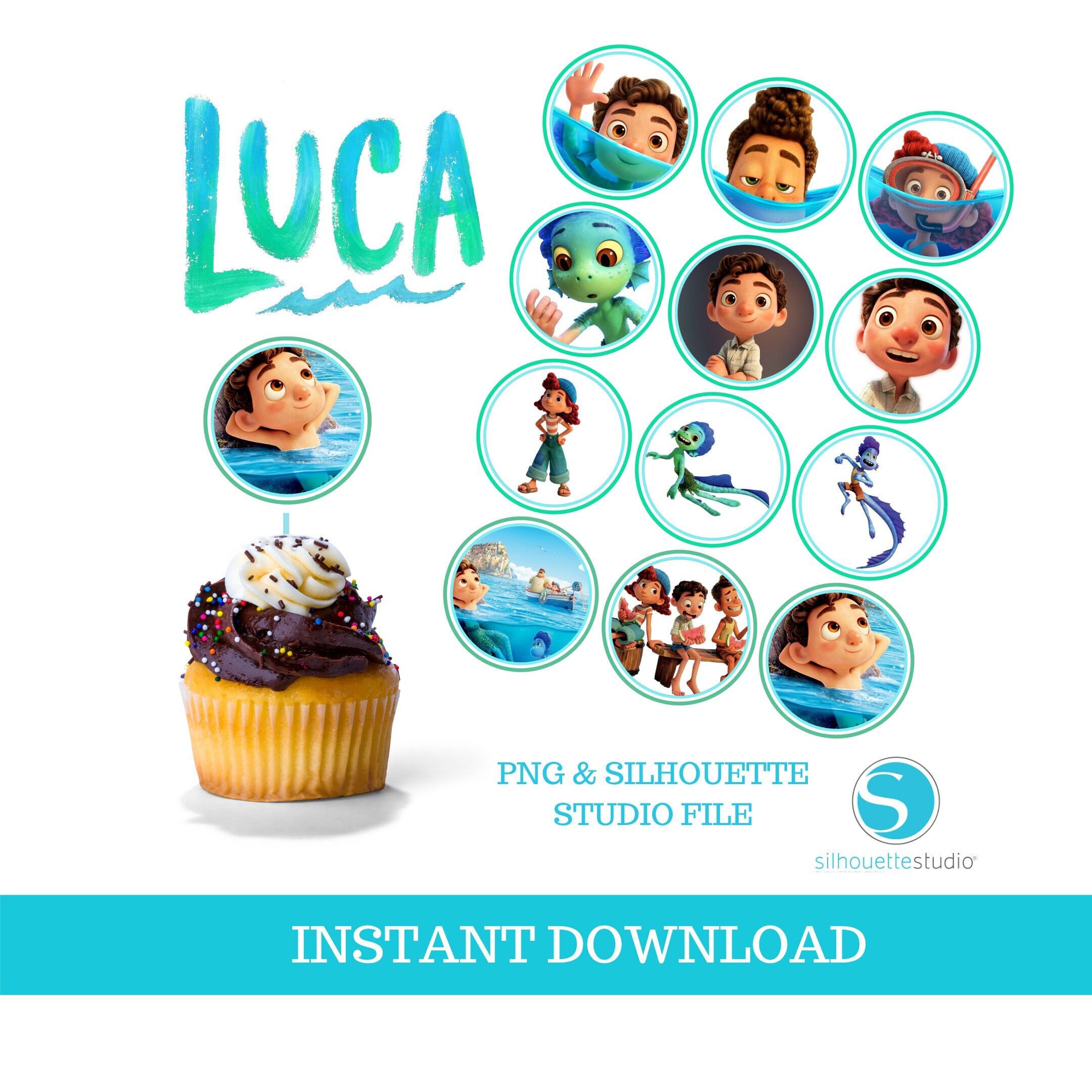 Prints luca birthday printable Luca bottle label Digital file Luca ...