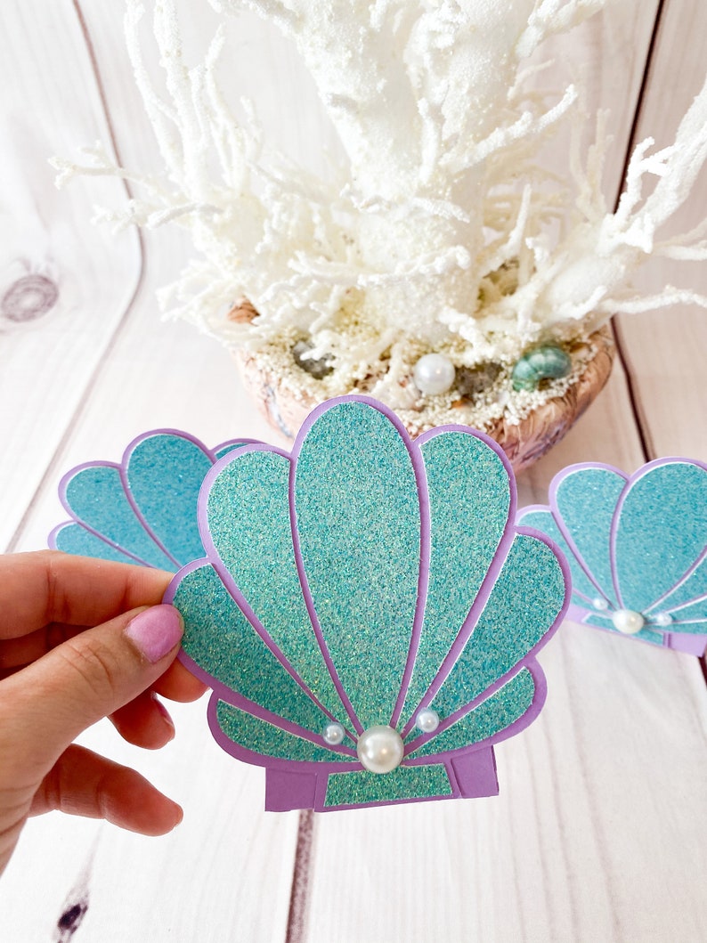 Shell Candy Box Mermaid Candy Box Mermaid Favor Box Mermaid - Etsy