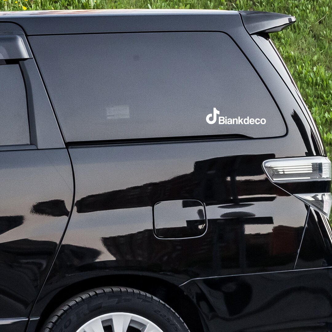 Tiktok Decal, Car Decal, Custom Stickers, Window Decal, Business Decal ...