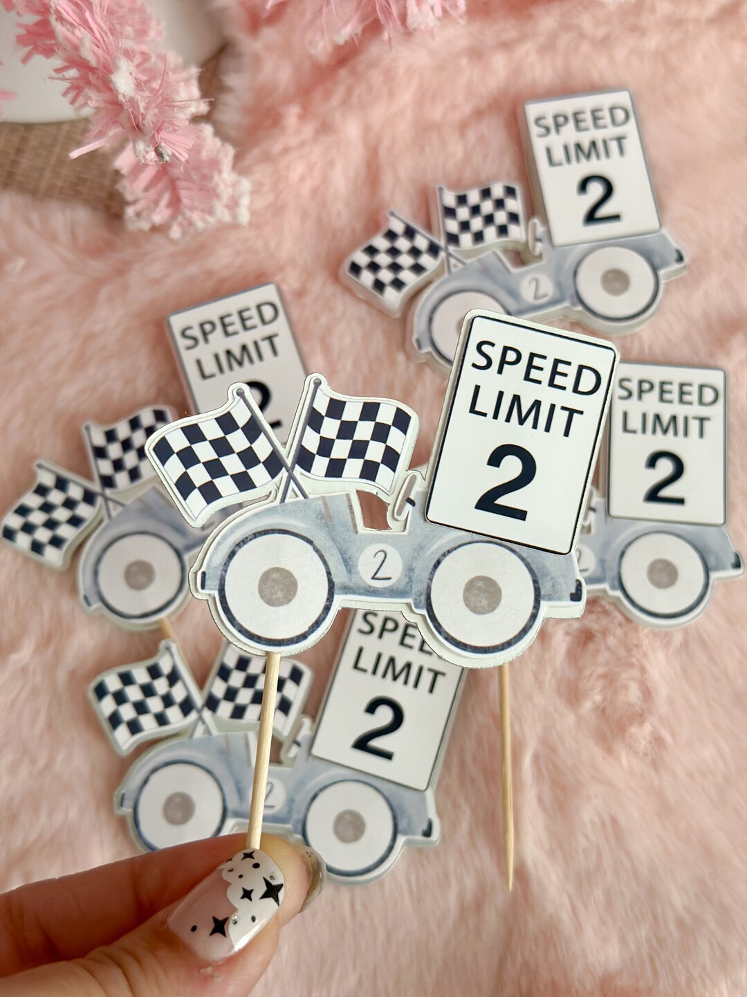 Two Fast Topper, Cupcake Toppers, Birthday Boy, Two Birthday, Car ...
