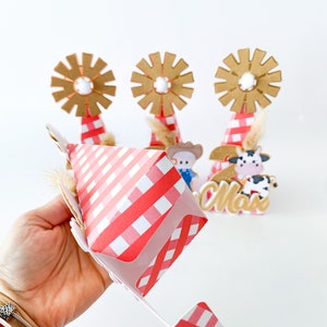 Farm Candy Box Mix Farm Favor Box Farm Treats Box Cow Gift - Etsy