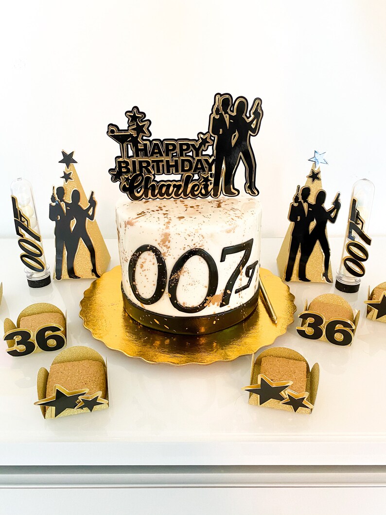 James Bond Candy Box Agent 007 Party Favors James Bond Theme | Etsy