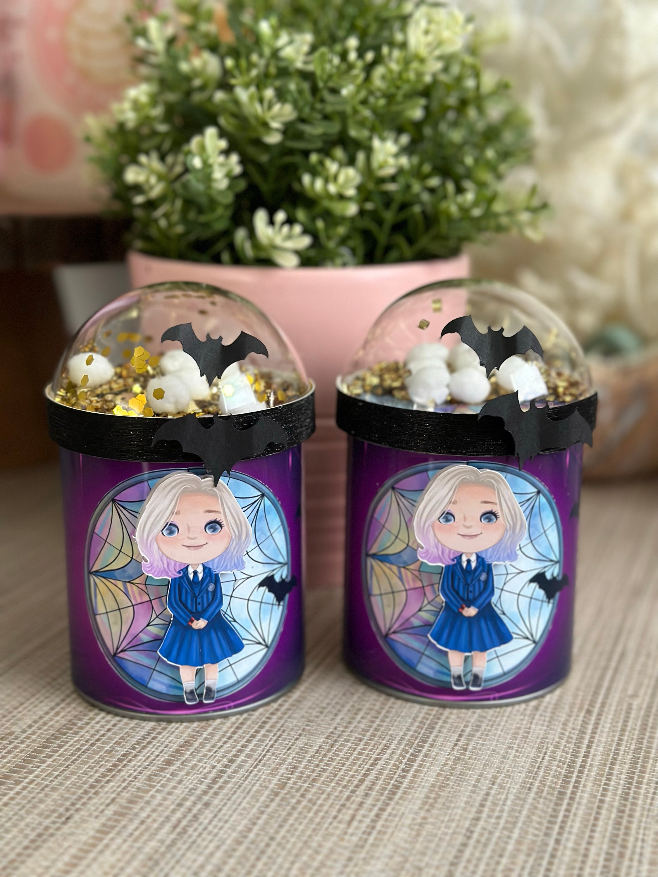 Pringles Shaker Wednesday Party Party Favors Merlina Party - Etsy