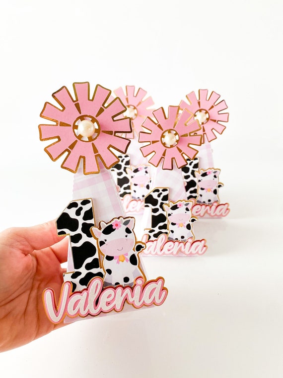 Farm Candy Box Farm Favor Box Cow Treats Box Pink Cow Gift | Etsy