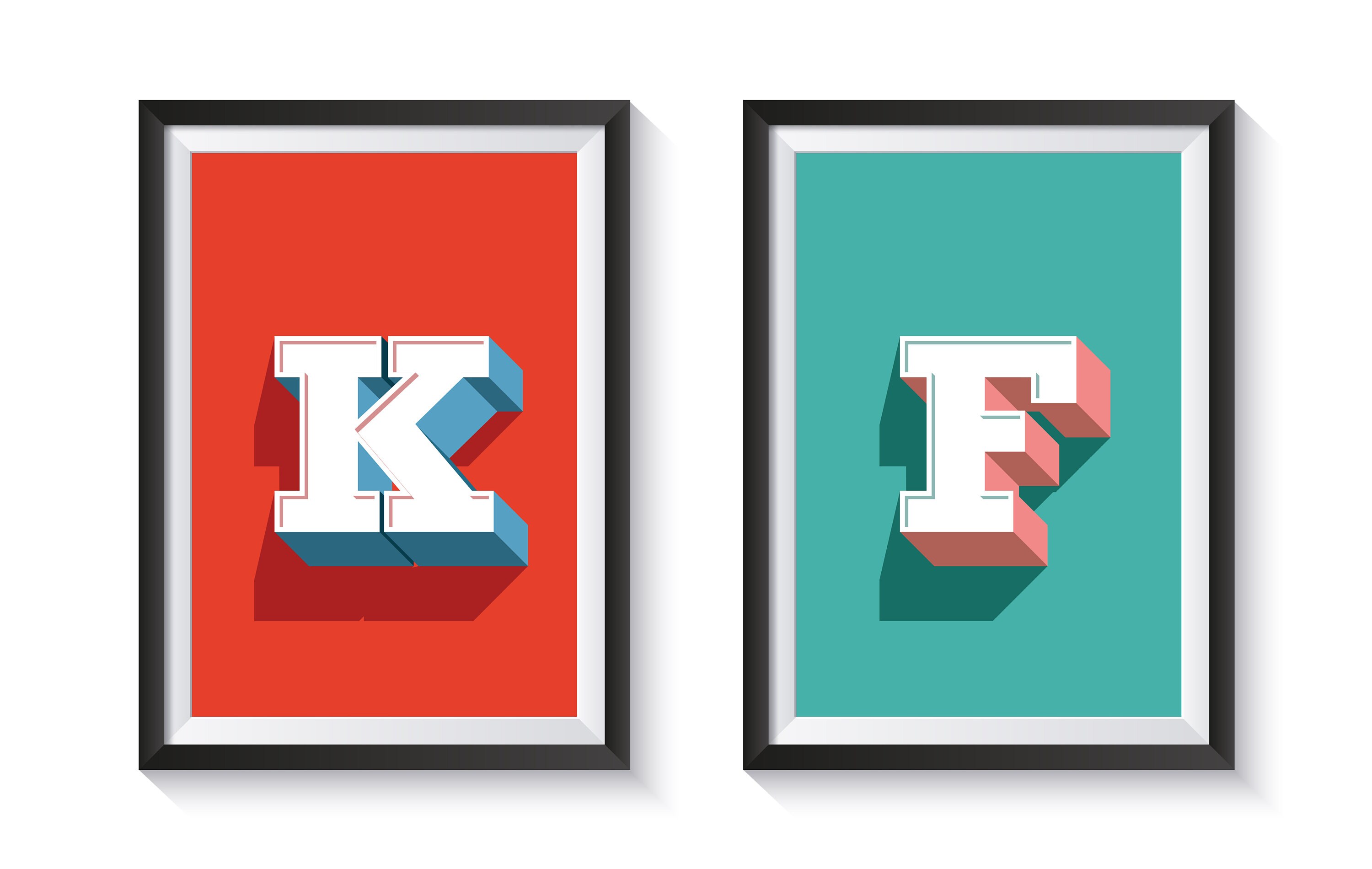 Personalised Alphabet Letterform Sign Writers Print - Etsy