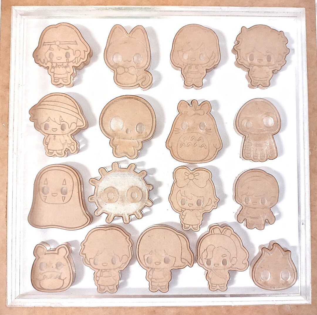 Anime Keychain Mold Pallet Cute Anime Resin Mold Kawaii - Etsy
