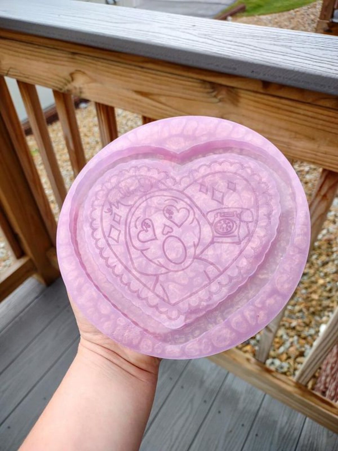 Scream Chibi Tray Mold 5.5 Inch Resin Tray Mold Kawaii Halloween Mold ...