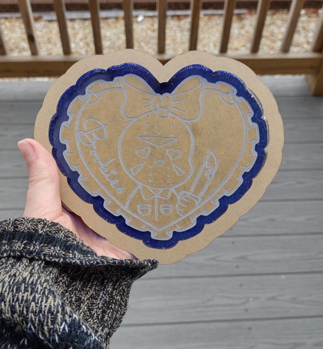 Jason Chibi Tray Mold 5.5 Inch Resin Tray Mold Kawaii Spooky - Etsy