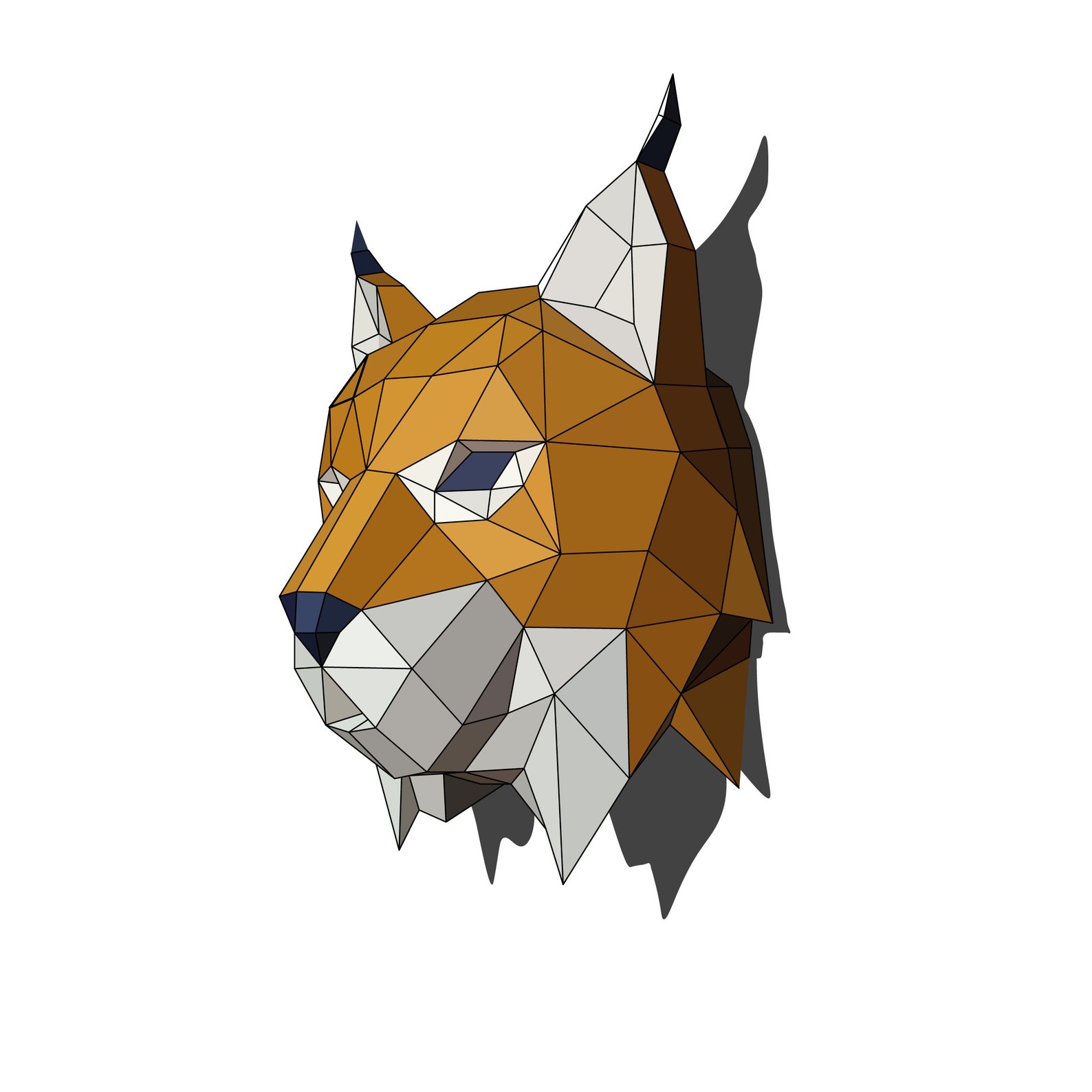 Lynx Papercraft, 3D Papercraft - Build Your Own Low Poly Paper ...