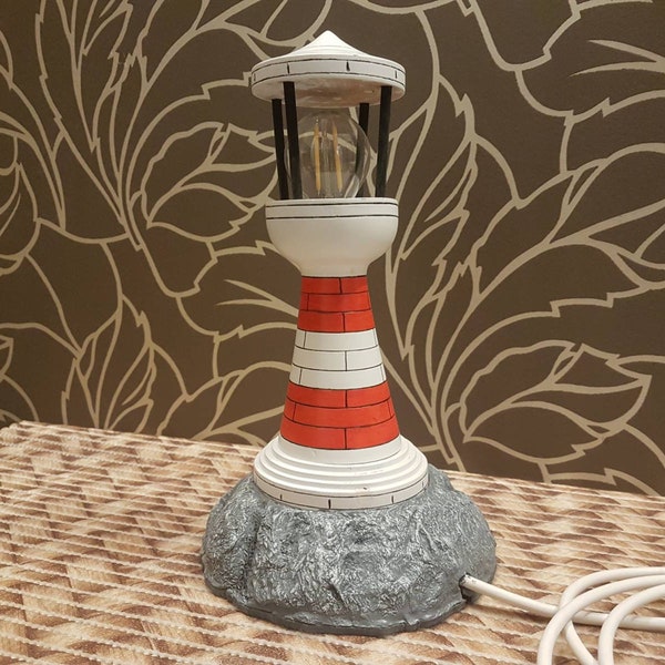 Lighthouse Lamp - Etsy