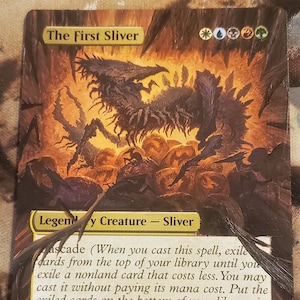 The First Sliver - Full Art / Altered. MTG - Etsy