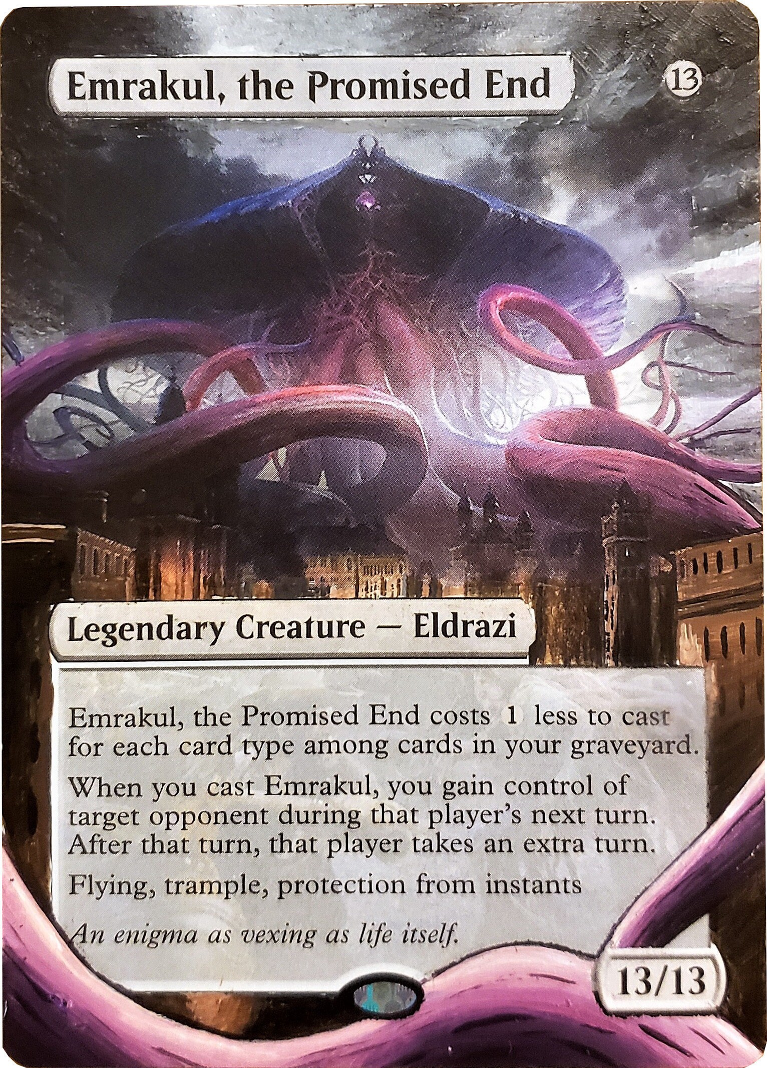 Emrakul the Promised End Full Art / Altered. MTG | Etsy