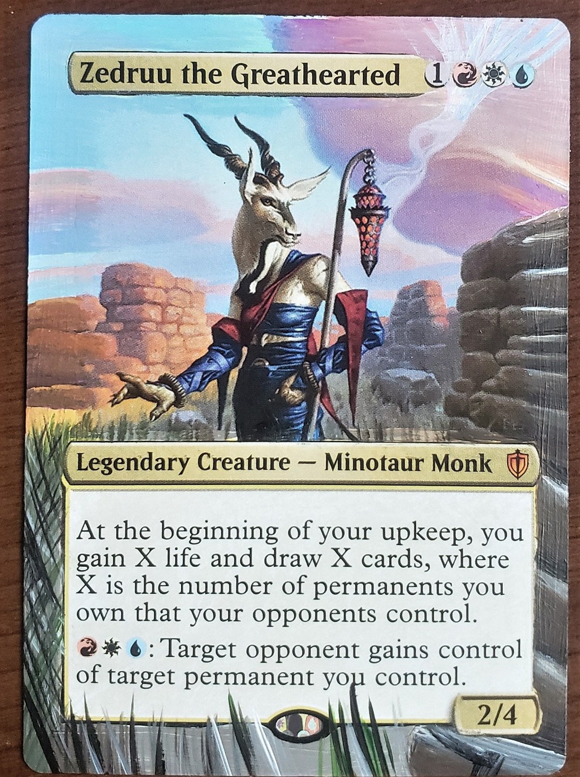 Zedruu the Greathearted Full Art / Altered. MTG | Etsy