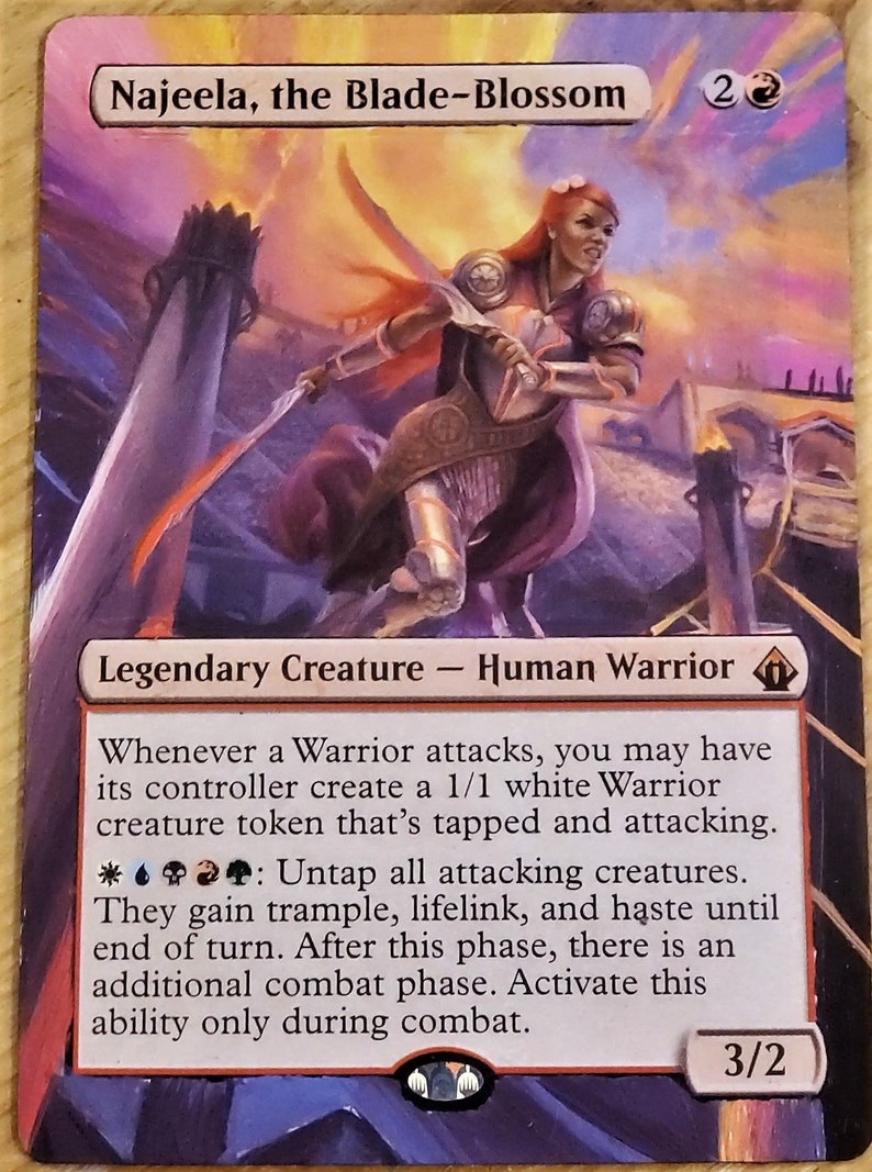 Najeela the Blade-Blossom Full Art / Altered. MTG | Etsy