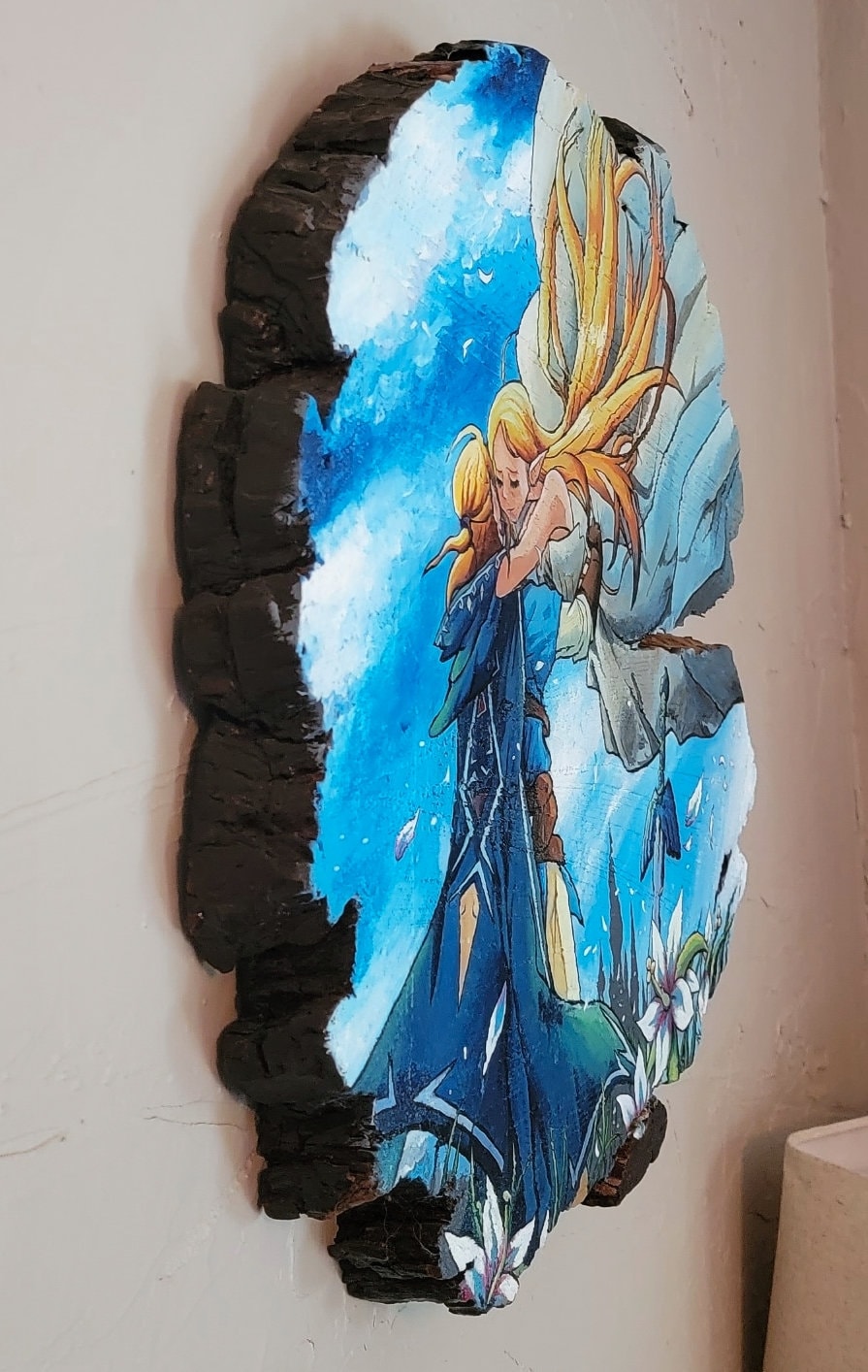 Legend of Zelda Breath of the Wild botw Painting Full Art / Altered ...