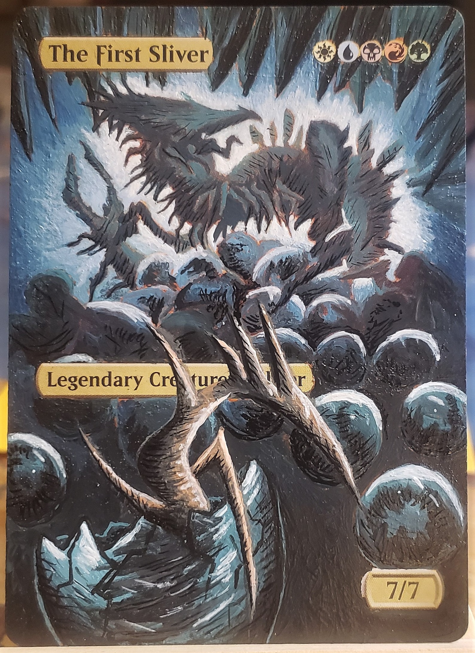 The First Sliver Full Art / Altered. MTG | Etsy