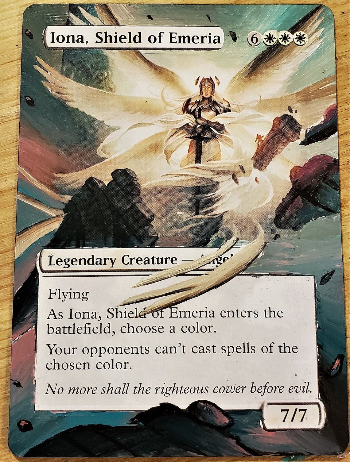 Iona Shield of Emeria Full Art / Altered. MTG | Etsy